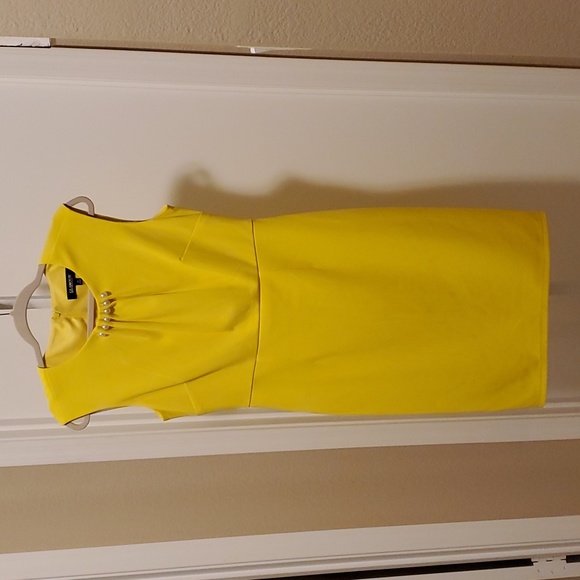 Glamour | Dresses | 4 Glamour Knit Dress With Pearl Trim | Poshmark